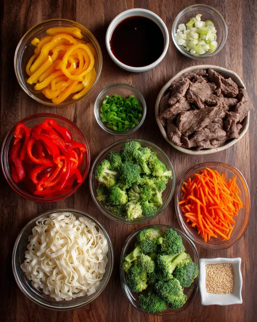 Sweet & Savory Beef Stir Fry with Tender Noodles