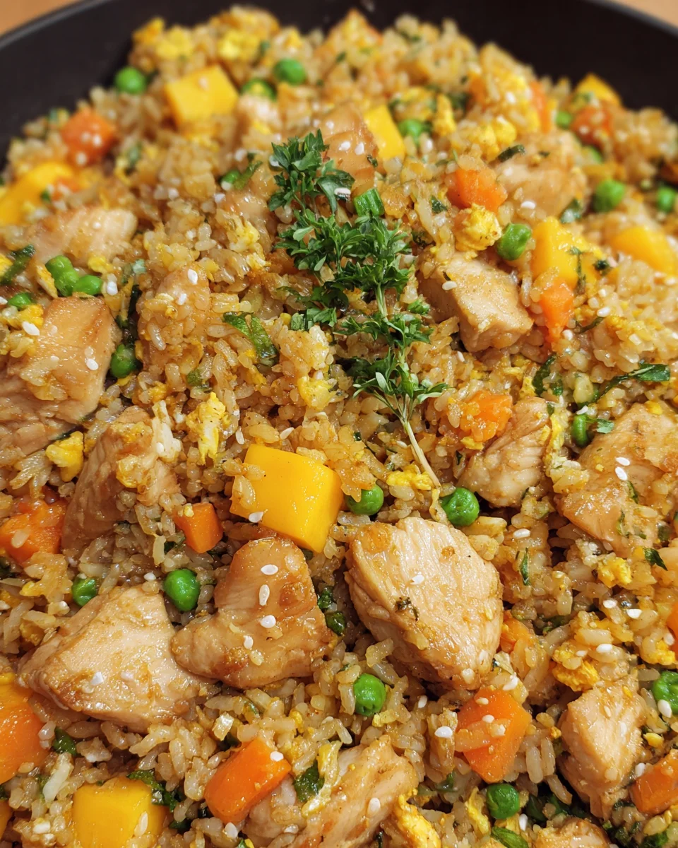 Mango Chicken Fried Rice