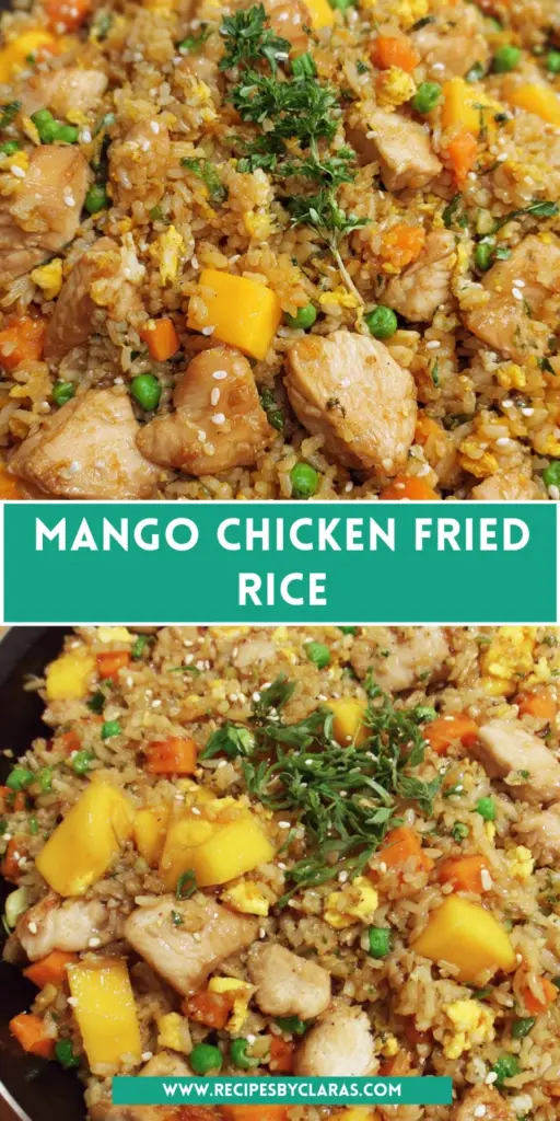 Mango Chicken Fried Rice