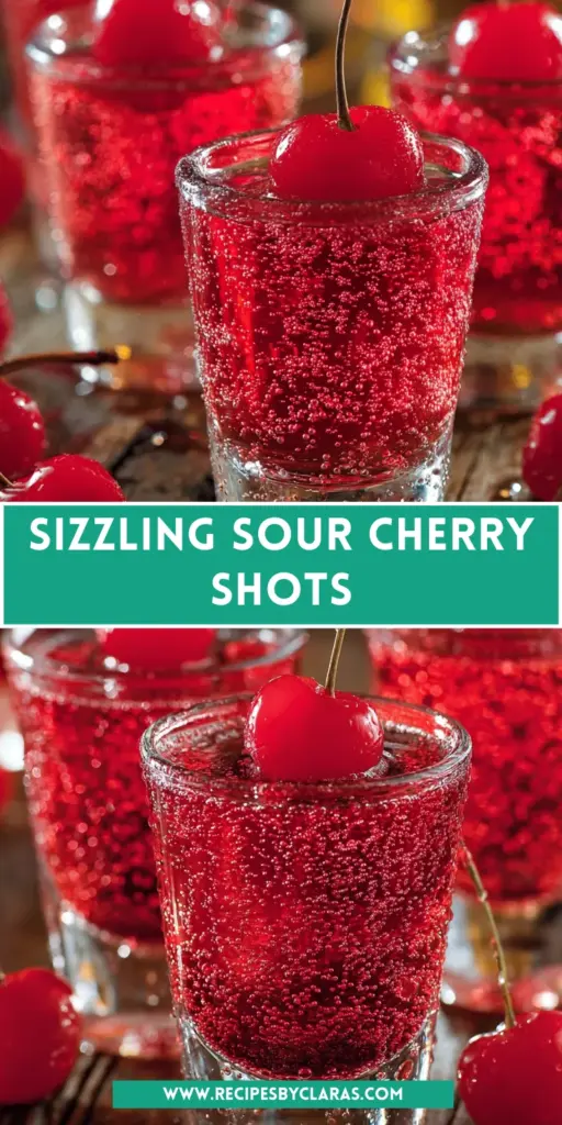 Sizzling Sour Cherry Shots