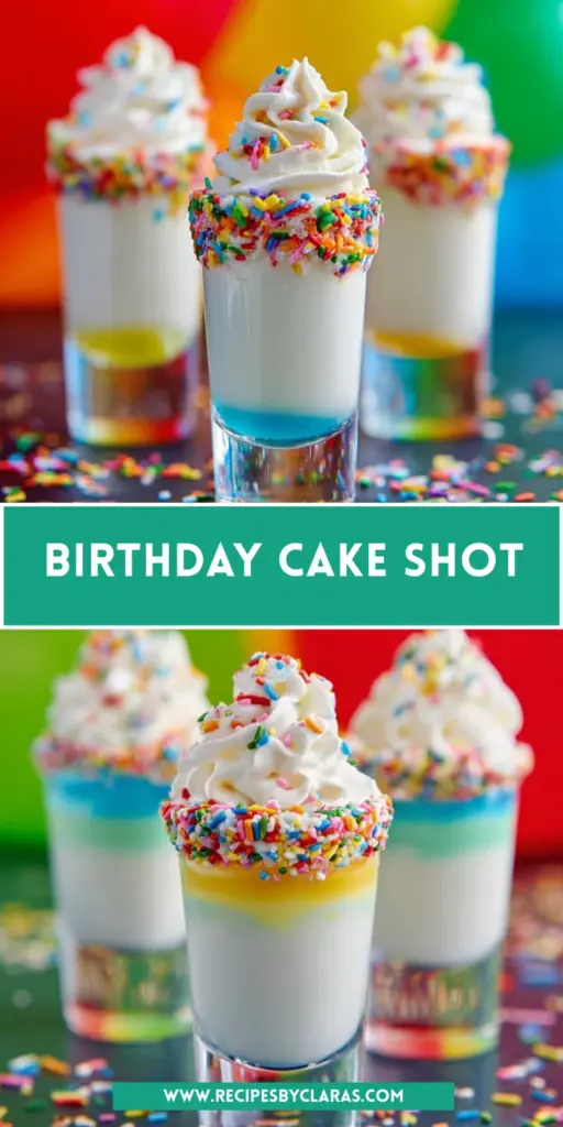 Birthday Cake Shot: A Sweet, Festive Treat in Every Sip