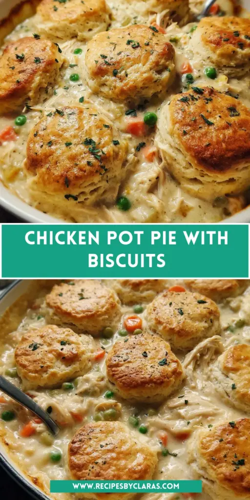 Chicken Pot Pie With Biscuits: A Cozy Family Favorite!