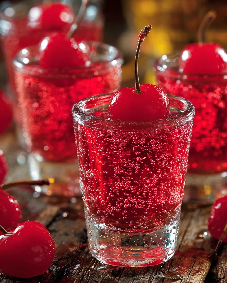 Sizzling Sour Cherry Shots