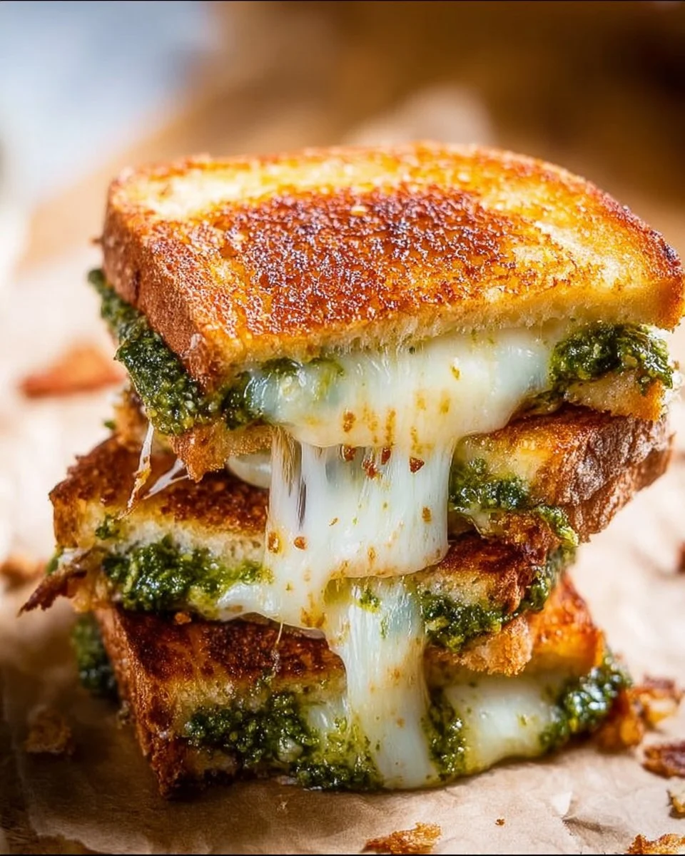 Pesto Grilled Cheese