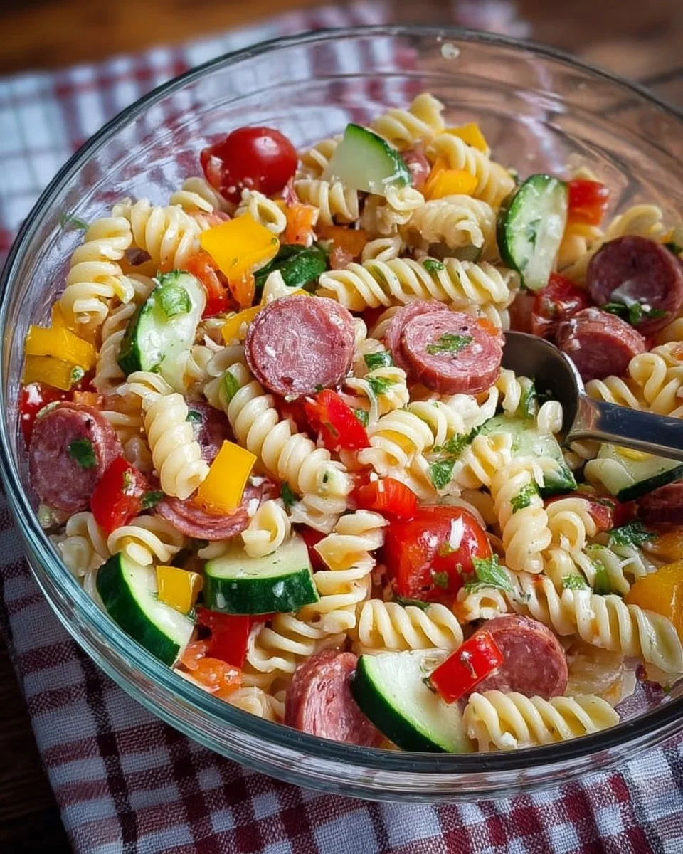 High Protein Italian Pasta Salad